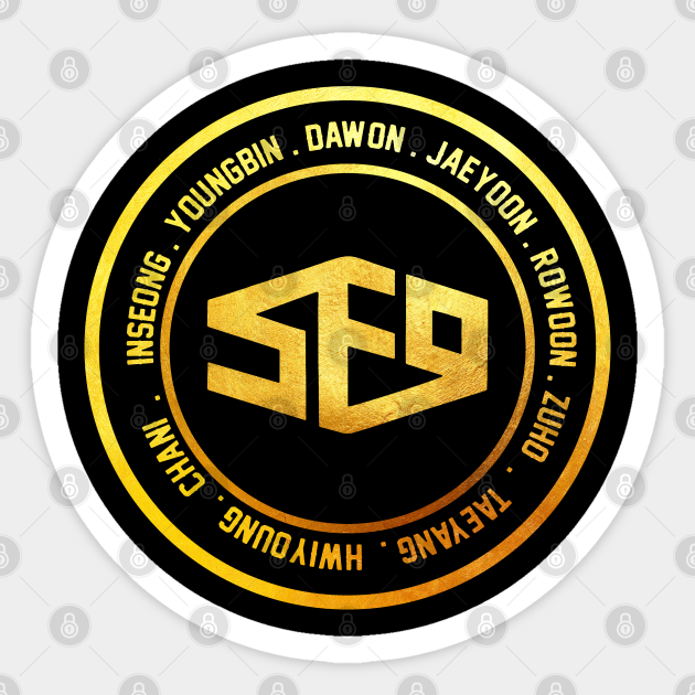SF9 Logo Gold - Sf9 - Sticker | TeePublic